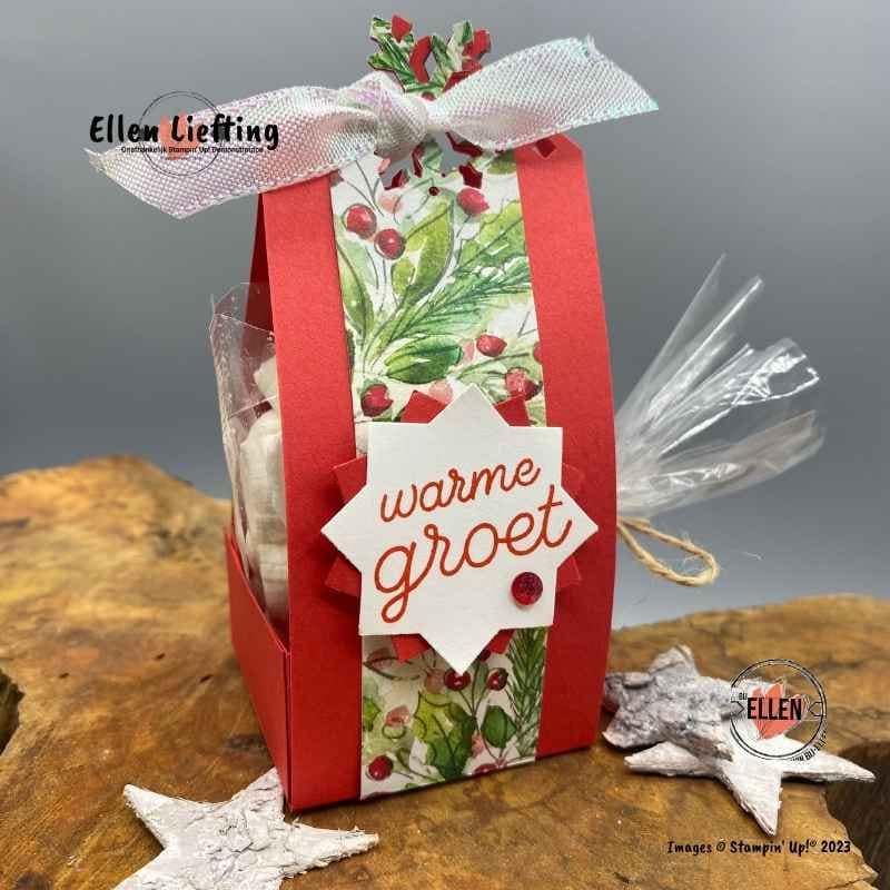 Een warme groet met Sparkling Snowflakes - Ellen Liefting