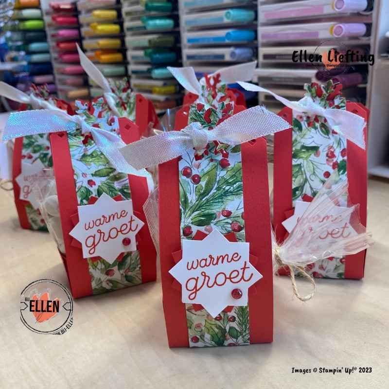 Een warme groet met Sparkling Snowflakes - Ellen Liefting